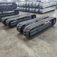 China Rubber Steel Track Undercarriage Chassis for Manufacturing Plant Mini Crawler Excavator for sale