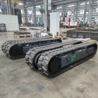 China Rubber Steel Track Undercarriage Chassis for Manufacturing Plant Mini Crawler Excavator for sale