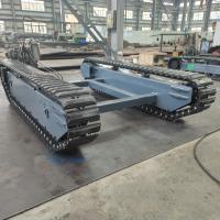 China Protect the Road with Our Steel Crawler Chassis Track Undercarriage and Rubber Shoes for sale
