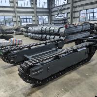 China Protect the Road with Our Steel Crawler Chassis Track Undercarriage and Rubber Shoes for sale