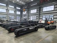 China Protect the Road with Our Steel Crawler Chassis Track Undercarriage and Rubber Shoes for sale