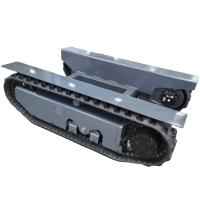China Customized Rubber Track Undercarriage for Fire Fighting and Loading Transportation Equipment Crawler Chassis with Hydraulic for sale