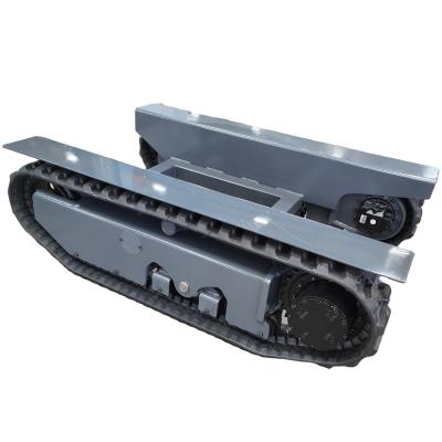 China Customized Rubber Track Undercarriage for Fire Fighting and Loading Transportation Equipment Crawler Chassis with Hydraulic for sale