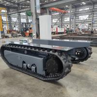 China Customized Rubber Track Undercarriage for Fire Fighting and Loading Transportation Equipment Crawler Chassis with Hydraulic for sale