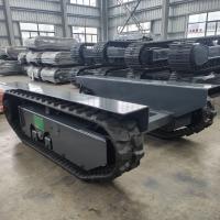 China Customized Rubber Track Undercarriage for Fire Fighting and Loading Transportation Equipment Crawler Chassis with Hydraulic for sale