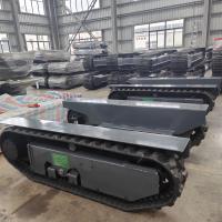 China Customized Rubber Track Undercarriage for Fire Fighting and Loading Transportation Equipment Crawler Chassis with Hydraulic for sale