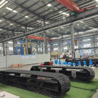 China Machinery Repair Shops Steel Crawler Track Undercarriage for Track Mobile Crusher for sale