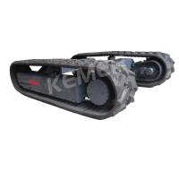 China KRT1500 8Tons Rubber Crawler Tracked Chassis Undercarriage for Machinery Repair Shops for sale