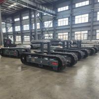 China Small Crawler Transporter Parts Custom Steel Track Undercarriage with Hydraulic Motor for sale