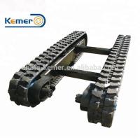 China KRT3000 Mini Rubber Track Chassis Crawler Track Undercarriage for Small Loading Transportation Equipment for sale