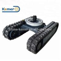 China KRT3000 Mini Rubber Track Chassis Crawler Track Undercarriage for Small Loading Transportation Equipment for sale