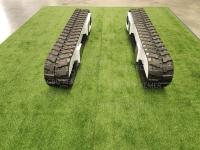 China Video Technical Support Small Ton Rubber Track Undercarriage for Excavator Crushers for sale