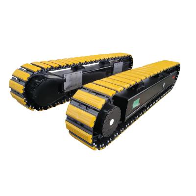 China Rubber Padded Crawler Undercarriage for Customized Track Drilling Rig and Crushers for sale