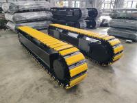 China Rubber Padded Crawler Undercarriage for Customized Track Drilling Rig and Crushers for sale