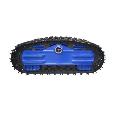 China Travel Motor Equipped Traction Track Chassis for 80 Ton Loading Capacity Customizable for sale