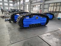 China Travel Motor Equipped Traction Track Chassis for 80 Ton Loading Capacity Customizable for sale