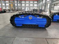 China Travel Motor Equipped Traction Track Chassis for 80 Ton Loading Capacity Customizable for sale