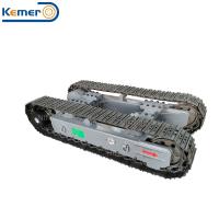 China Video Technical Support Customized Steel Track Undercarriage for Excavator Crushers and Drilling Rigs Loading Capacity 3.5T for sale