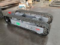 China Video Technical Support Customized Steel Track Undercarriage for Excavator Crushers and Drilling Rigs Loading Capacity 3.5T for sale