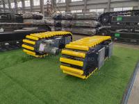 China Hydraulic Transmission Steel Track Undercarriage for Excavator Crushers and Drilling Rig for sale