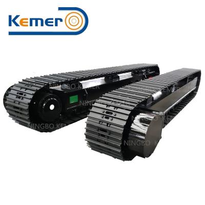China Hydraulic Transmission Steel Track Undercarriage for Excavator Crushers and Drilling Rig for sale