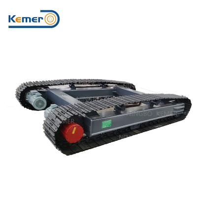 China Electric Motor Steel Track Undercarriage for Excavator Crushers and Drilling Rig for sale