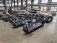 China Travel Motor Single Tooth Plate Track Chassis for Excavator Crushers and Drilling Rigs for sale