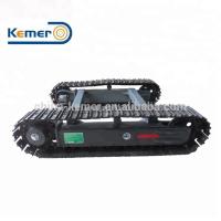China Travel Motor Customized Steel Crawler Track Undercarriage/Track Chassis/Track System 0-3 km/h for sale