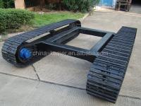 China Powerful 10 Ton KST10000 Steel Tracked Crawler Undercarriage for Travel and Loading for sale