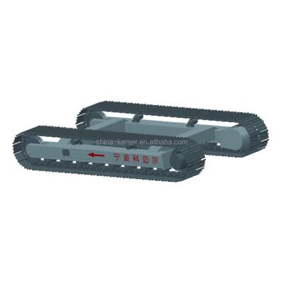 China Travel Motor and Gearbox Powered 12 Ton Track Chassis for Tough Material Handling for sale