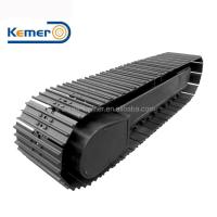 China Hydraulic Transmission 15 Ton Steel Tracked Undercarriage for Drilling Rig and Crusher for sale