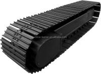 China Hydraulic Transmission 15 Ton Steel Tracked Undercarriage for Drilling Rig and Crusher for sale