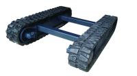 China 3 Ton Rubber Track Undercarriage Custom Built Black Or Per for Construction Machinery for sale