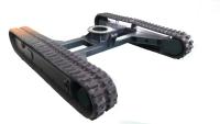 China 6 ton Rubber Track Chassis for Building Material Shops and Travel Speed of 0-3.8 km/h for sale