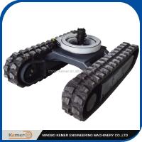 China Hydraulic Transmission Mini Rubber Crawler Undercarriage for 40001-50000 Working Hours for sale