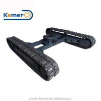 China Hydraulic Transmission Rubber Tracked Undercarriage for 1000-10000KG Loading Capacity for sale