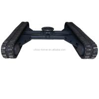China Hydraulic Transmission Rubber Tracked Undercarriage for 1000-10000KG Loading Capacity for sale