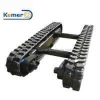 China 1.5T Loading Capacity Rubber Track System Designed for 30% Gradeability and Customized for sale