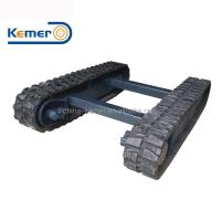 China 1.5T Loading Capacity Rubber Track System Designed for 30% Gradeability and Customized for sale