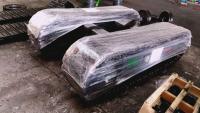 China Asphalt Paver Track Undercarriage with 125 ml/r Motor Displacement and 30% Gradeability for sale