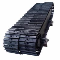 China 3.5 Ton Loading Capacity Steel Track Undercarriage for Water Well Drilling Rig Chassis for sale