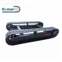 China Kemer Jet Drilling Rig Track Chassis 10 Ton Hydraulic Transmission Travel Speed 0-5km/h for sale