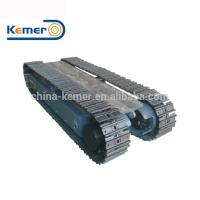 China 3.5 Ton Loading Capacity Steel Tracks Shoes Undercarriages for KEMER Drilling Machinery for sale