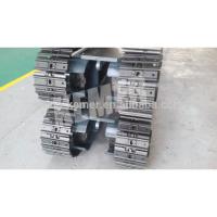 China 3.5 Ton Loading Capacity Steel Tracks Shoes Undercarriages for KEMER Drilling Machinery for sale