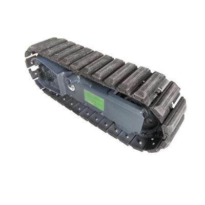 China Video Technical Support After Service Steel Mini Crawler Undercarriage with Rubber Pads for sale