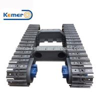 China 2 Ton Loading Capacity Hydraulic Transmission Crawler Steel Undercarriage for Kemer for sale