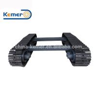 China 2 Ton Loading Capacity Hydraulic Transmission Crawler Steel Undercarriage for Kemer for sale