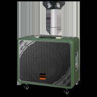 China Wood Rechargeable Trolley Speaker With Bluetooth USB TF AUX In for sale