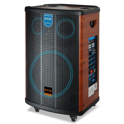 China Custom 80W Outdoor Bluetooth Portable Speaker With Wheels 45Hz - 20KHz for sale