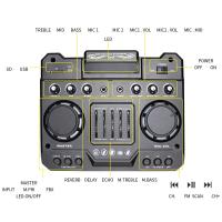 China Double 12 Inch Bass LED Bluetooth Party Speaker Box 10 Meters Good Sound for sale